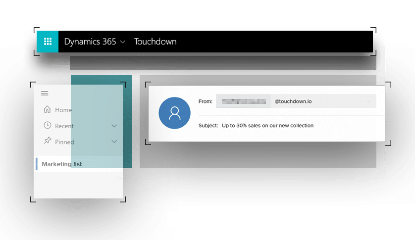 Touchdown | Marketing Suite for Dynamics 365 & PowerApps